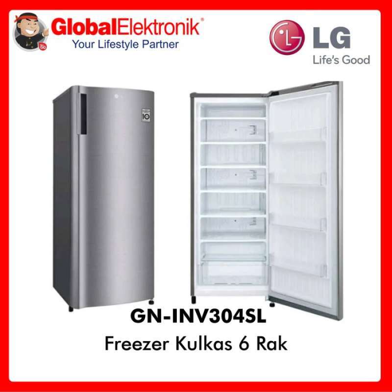Jual Lg Gn-inv304sl Kulkas Freezer 1 Pintu 171l Smart Inverter Semi Defrost 85w Di Seller Global ...