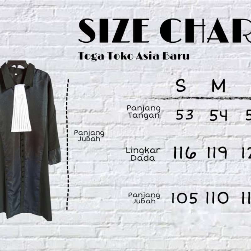 Jual Promo Hemat!!! Toga Pengacara/advokat Premium 100% Original Black ...
