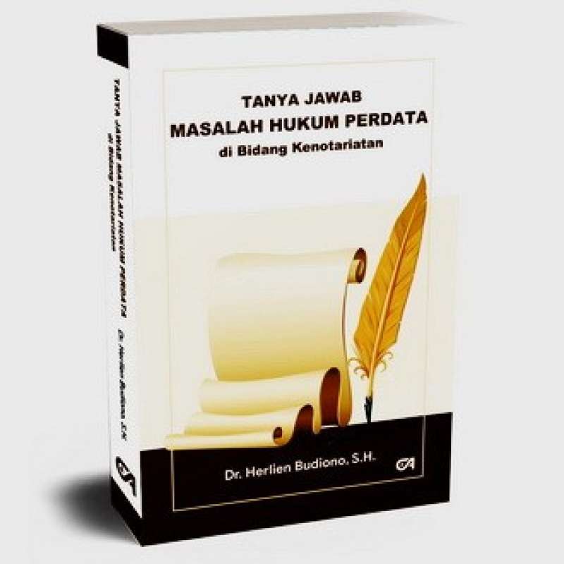 Jual Buku Tanya Jawab Masalah Hukum Perdata Di Bidang Kenotariatan Di Seller Winter - Cengkareng ...