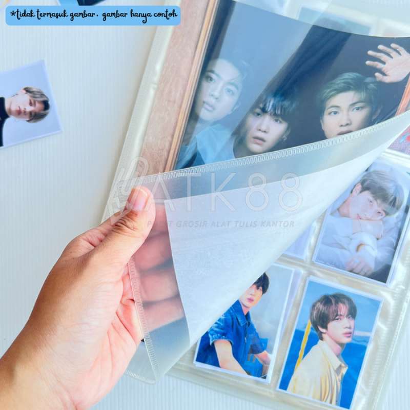 Jual Album Foto Polaroid Cover Transparan Photocard Organizer A4 270 ...