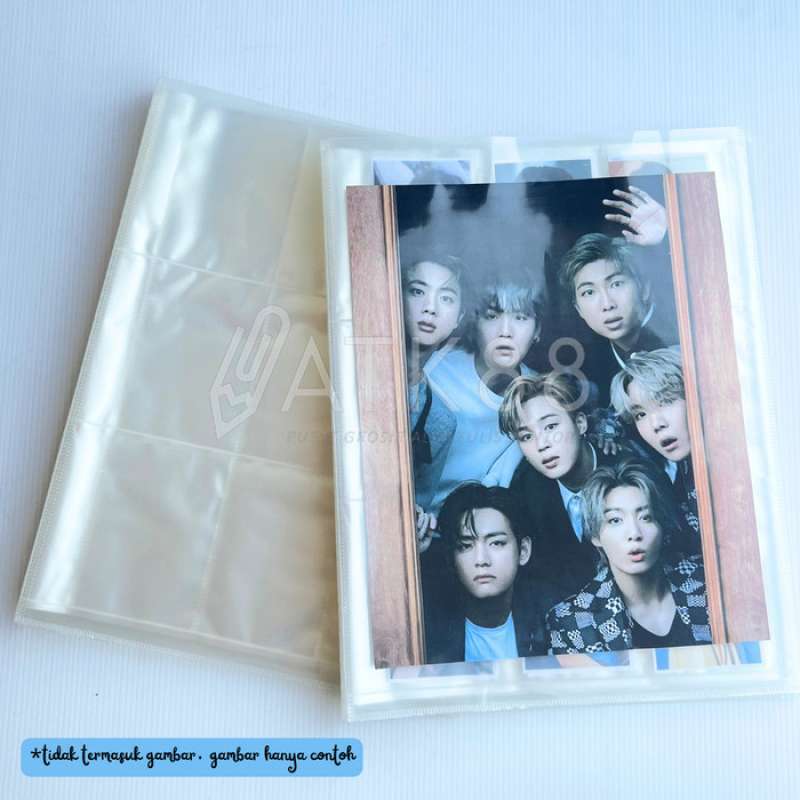 Jual Album Foto Polaroid Cover Transparan Photocard Organizer A4 270 ...