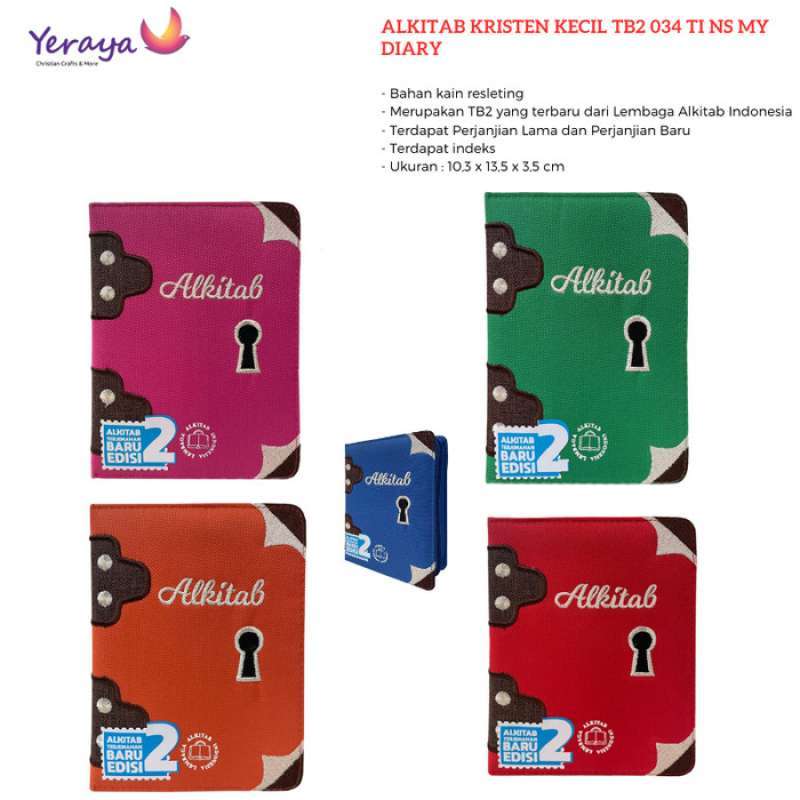 Promo Alkitab Kristen Kitab Suci Kecil Tb2 034 Ti Bible Compact Cover ...