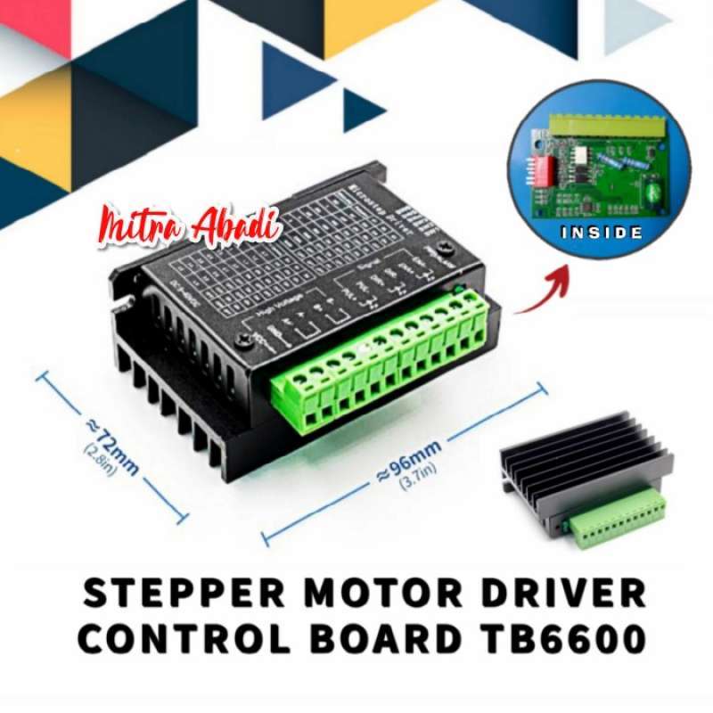 Promo Tb6600 Stepper Motor Driver Controller 4a 9 - 40v Diskon 23% Di ...
