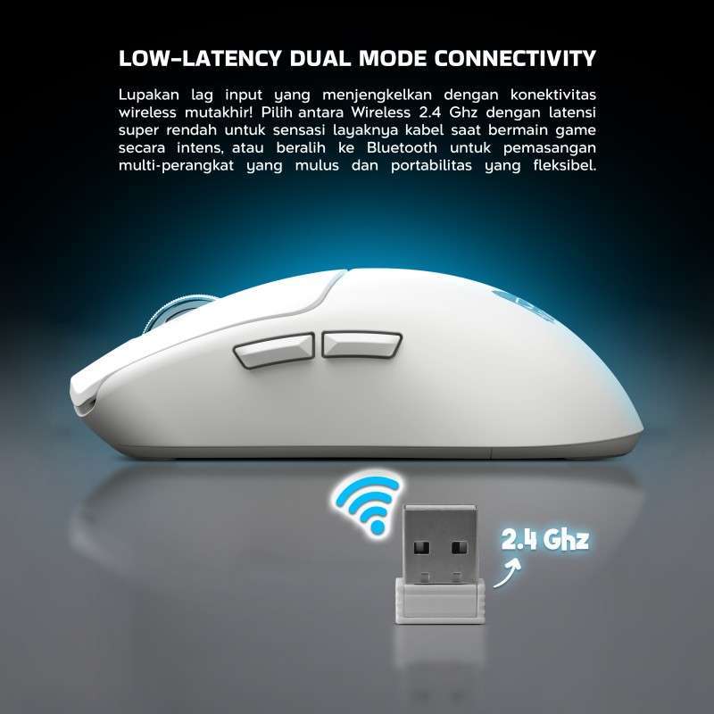 Jual Mouse Gaming Wireless Bluetooth Digital Alliance Air Falco Low ...