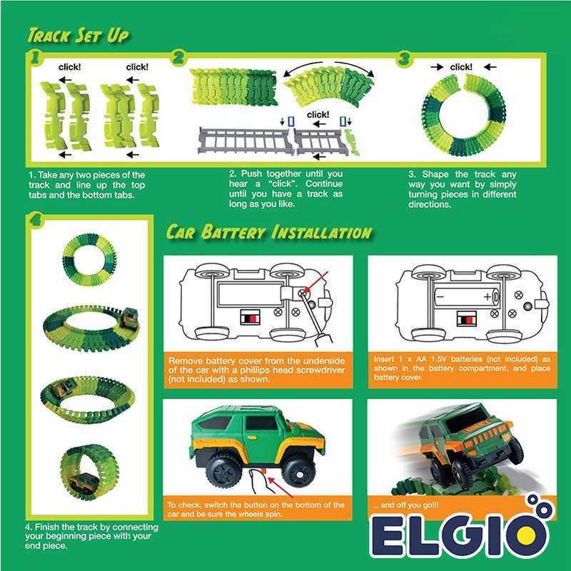 Promo Mainan Mobil Track 250pcs Dinosaurus Railway Trek Diskon 10% Di ...