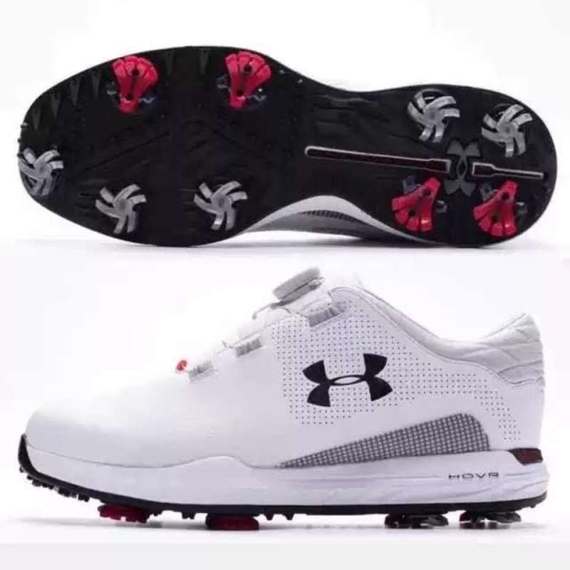 Promo Under Armour Sepatu Golf Pria Tahan Air - 46 Putih Boa Diskon 2% ...