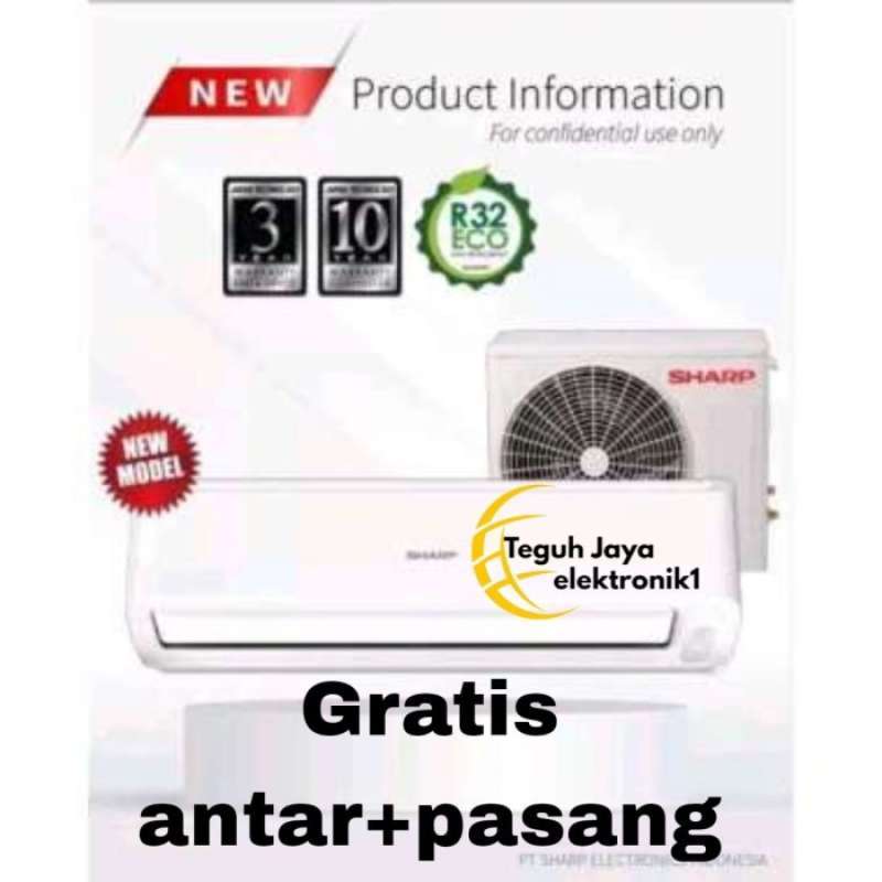 Promo Ac Sharp 3/4 Pk Low Watt Lokal/ah-a 07 Bey/ah-a 07 Say Garuda Series Diskon 33% Di Seller ...