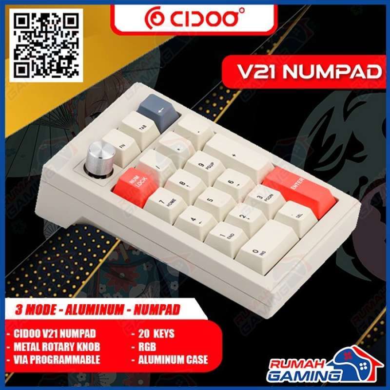 Promo Mechanical Keyboard - Cidoo V21 - 20 Keys - South - Via Qmk - Knob Diskon 23% Di Seller ...