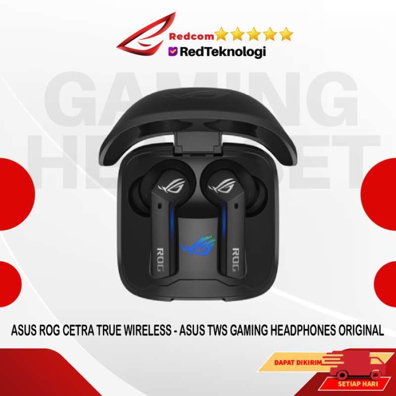 Promo Rog Cetra True Wireless - Tws Gaming Headphones Diskon 23% Di ...