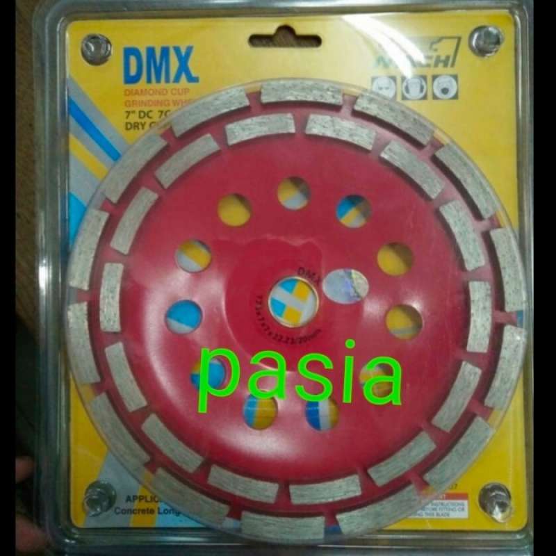 Promo Dmx 7 Inch 7 Dc 7c Double Dry Cup Diamond Grinding Wheel Poles ...