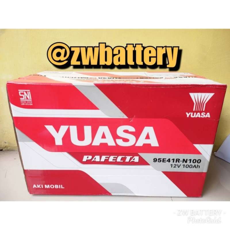 Promo Aki Yuasa Pafecta N100 / 95e41r Aki Basah 12v / 100ah Diskon 23% Di Seller Busabusi Store ...