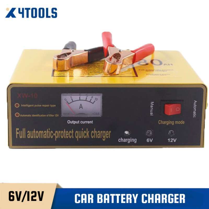 Promo Charger Accu Aki Mobil Otomatis 6v/12v Diskon 23% Di Seller ...