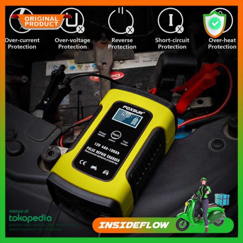 Promo Charger Aki Accu Mobil Motor Suv Digital Suv Repair Pulse 12v 5a ...