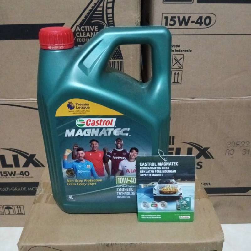 Promo Oli Mobil Castrol Magnatec 10w-40 Api Sn Kemasan 4 Liter Diskon ...