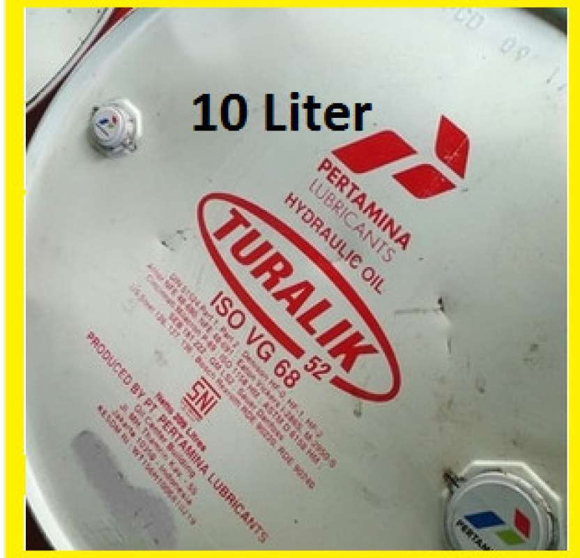 Promo Oli Hidrolik Pertamina Turalik 52 Isovg 68 Curah @10l Diskon 23% ...