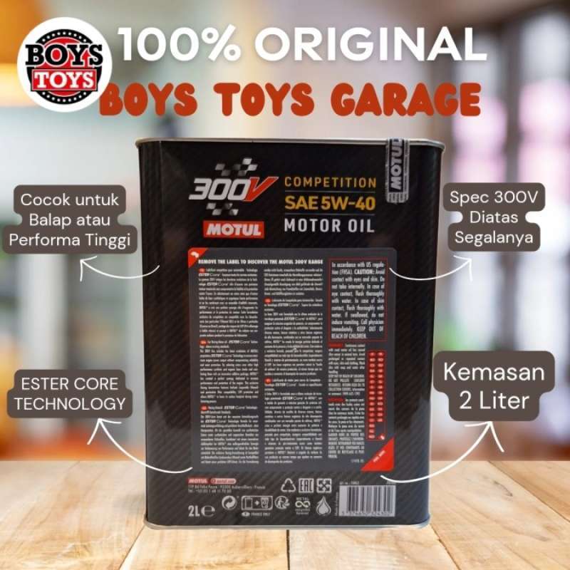 Promo Oli Racing Motul 300v Power 5w40 2 Liter/botol Garansi 100% Diskon 23% Di Seller Busabusi ...