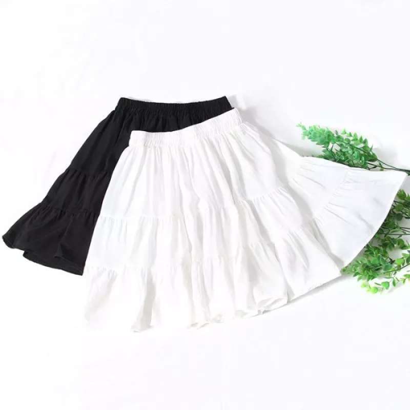 Promo Bawahan Rok Mini Skirt Wanita Rempel Ruffle Susun Katun Terbaru ...