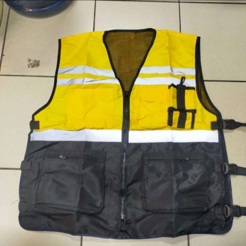 Promo Rompi Safety Proyek Murah / Rompi Pelindo Warna Kuning Diskon 23% ...