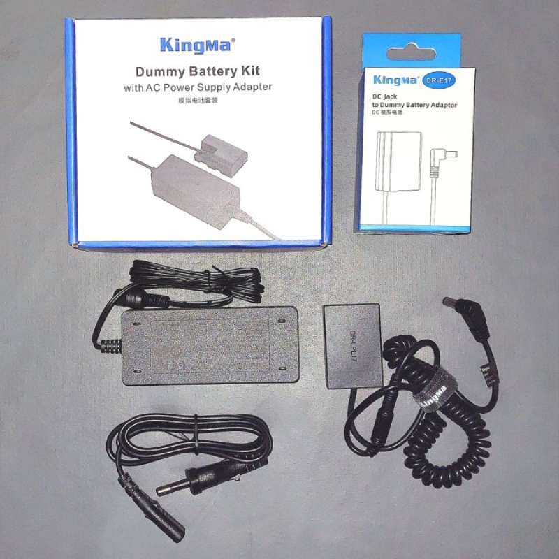 Promo Kingma Dummy Battery Kit For Canon Lp-e10 With Ac Power Supply ...
