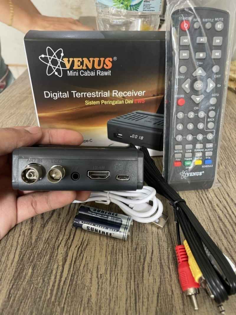 Promo Venus Cabai Rawit Mini Set Top Box Tv Digital Dvb T2 Chipset Ali ...