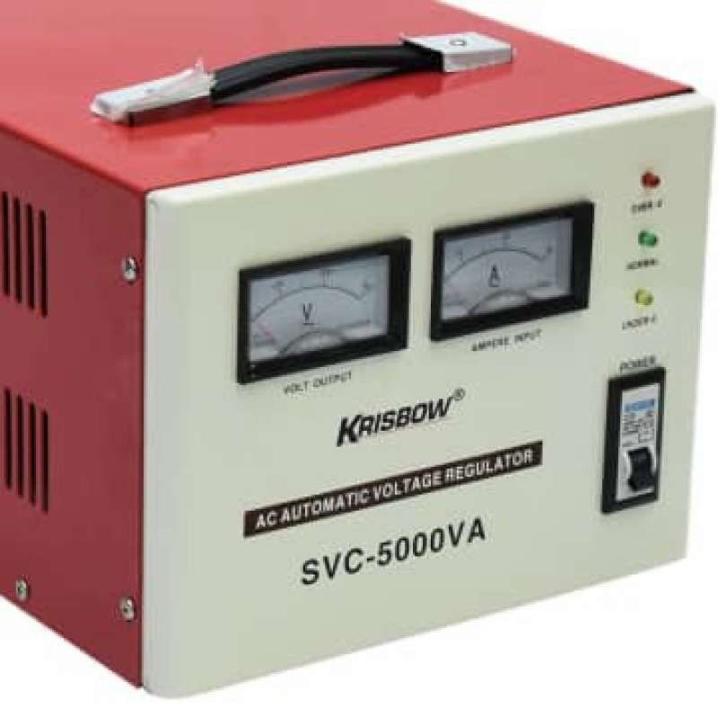 Promo Krisbow Analog Stabilizer Svc-5000 Va - Merah 5 Kva Diskon 23% Di Seller Scrollbox Store ...