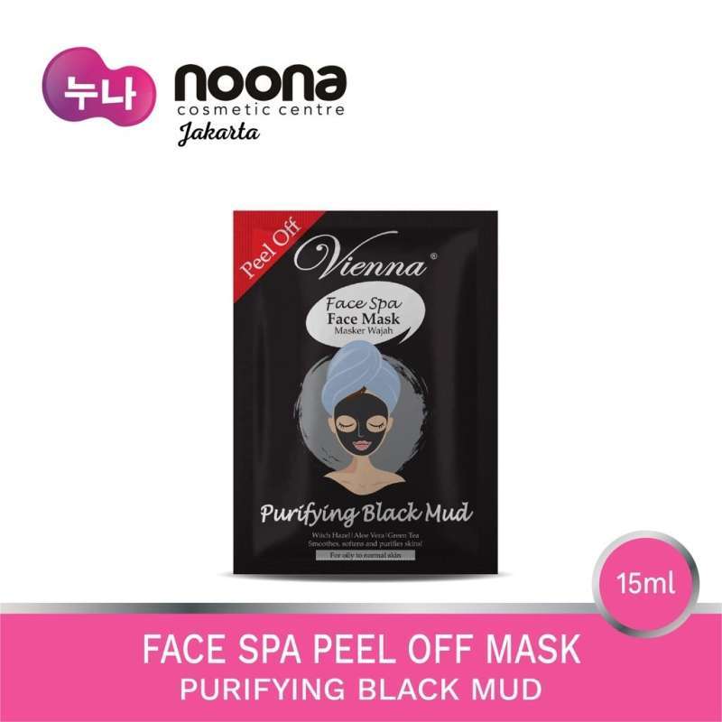 Jual Vienna Face Mask Peel Off Purifying Black Mud 15ml Di Seller Noona ...
