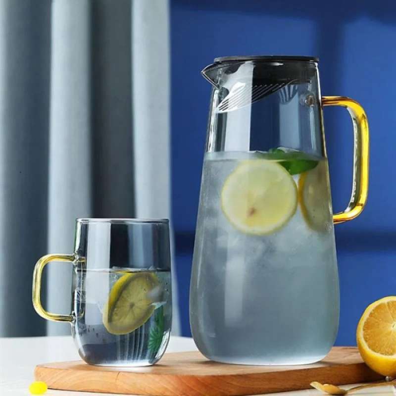 Promo Teko Kaca Teh Jus Pitcher Tahan Panasborosilicate 1.6l Tp 955 ...