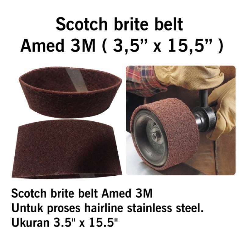 Promo Scotch Brite Belt Amed 3m Diskon 23% Di Seller Kulee Store ...