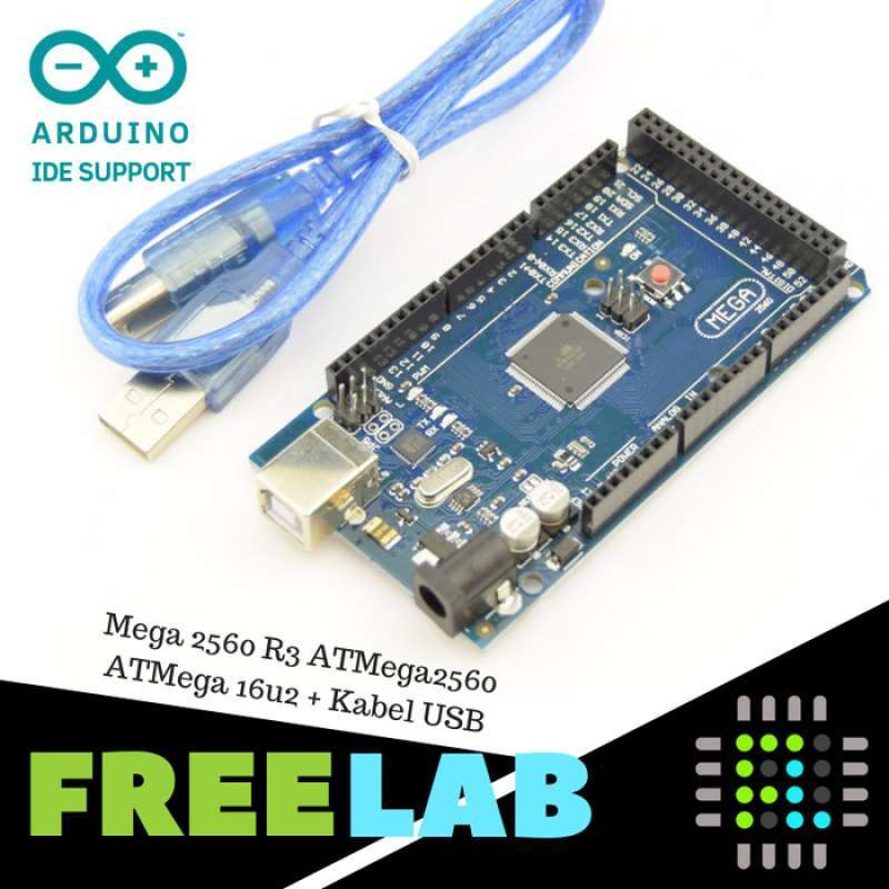 Promo Arduino Mega 2560 R3 Atmega2560 Dg Atmega 16u2 Kabel Usb Diskon