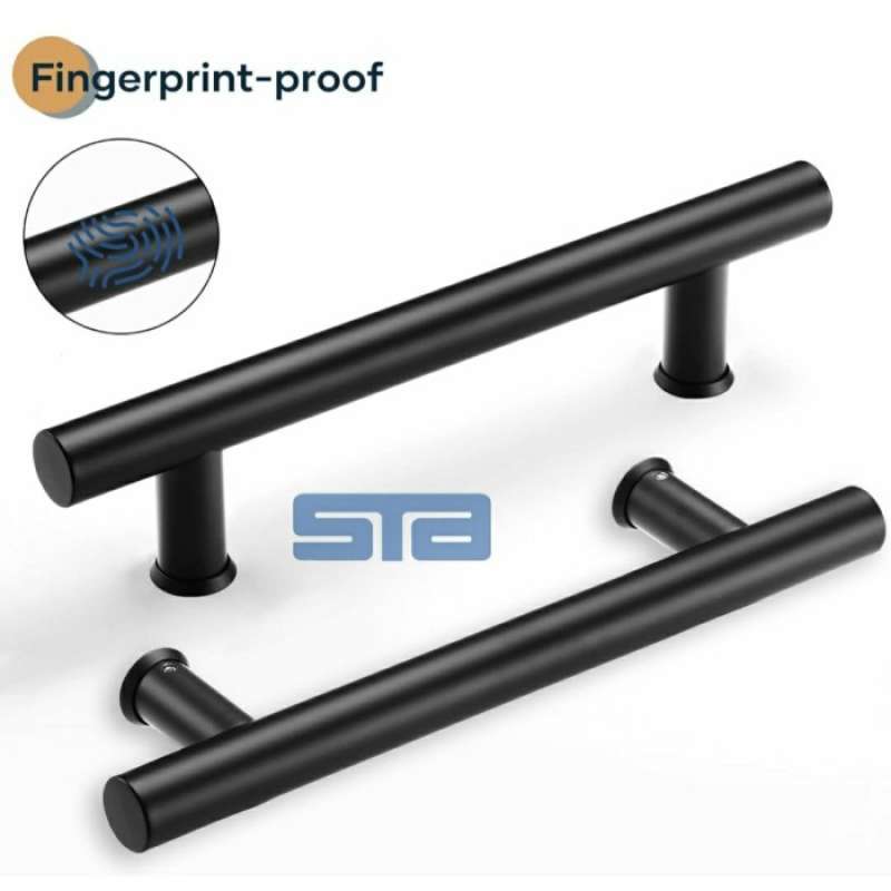 Promo Pull Handle Hitam Pintu Kaca Dan Kayu 40cm Tarikan Bulat ...