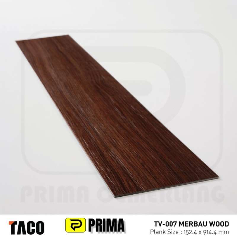 Promo Taco Lantai Vinyl 3mm Wood Series Tv-007 Merbau Wood Diskon 23% ...
