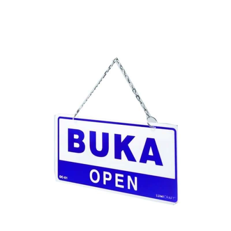 Jual Buka Tutup / Open Closed Sign Board Acrylic / Akrilik 18 X 9 Cm Di ...