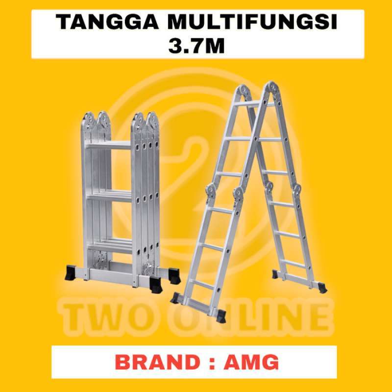 Promo Tangga Multipurpose 3.7 Meter Tangga Multifungsi 3 M Alumunium ...