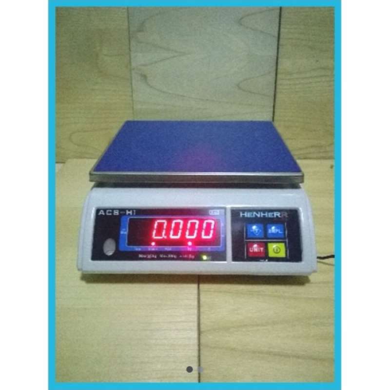 Promo Timbangan Meja Digital Henher Acs-h1led Cap.3kg. Diskon 23% Di ...