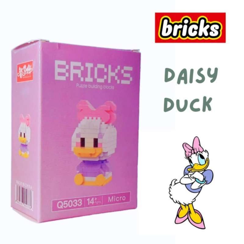Promo Mainan Balok Bricks Karakter Kartun Balok Blok Susun Mini Toys Nano Block Mainan Diy Model ...