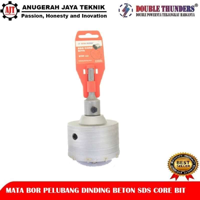 Promo Mata Bor Pelubang Beton 65mm Double Thunder - Germany Tehnology Diskon 23% Di Seller Ponda ...