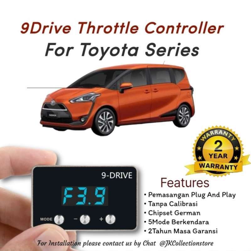 Promo 9 Drive Throttle Controller Toyota Sienta Series Piggyback Remap Diskon 23% Di Seller ...