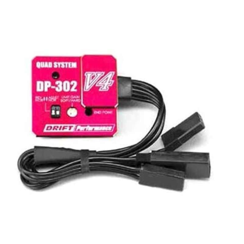 Promo Promo- Yokomo Drift Performance Red Dp-302 V4 Quad System Steering Gyro Diskon 50% Di ...