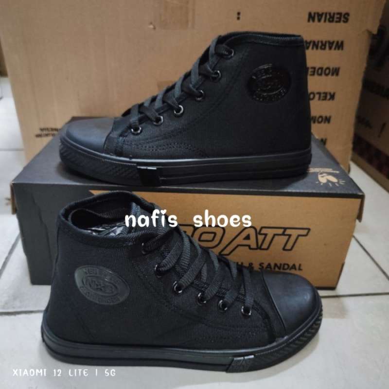 Jual Sepatu Nb Boot Anak Sekolah Sd Smp Hitam Polos Unisex - 37 Bot ...