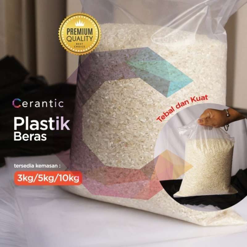 Jual Plastik Pe Tebal 3kg, 5kg, 10kg Beras, Gula, Kacang - Ukuran 5kg Di Seller Elezea Store ...