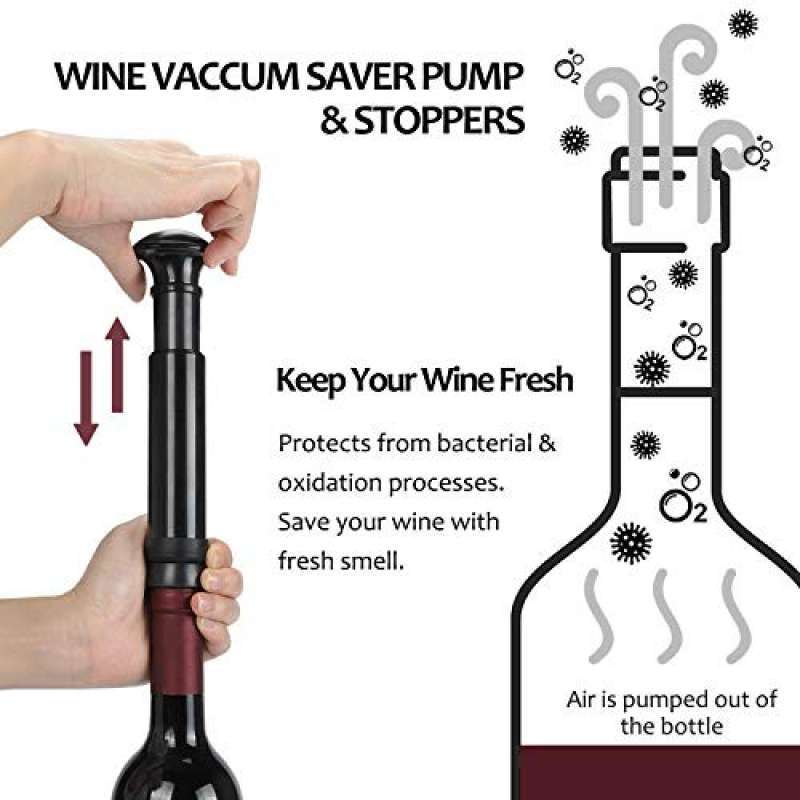 Jual Wine Air Pressure Pump Opener Set, Tirrinia Wine Bottle Di Seller ...