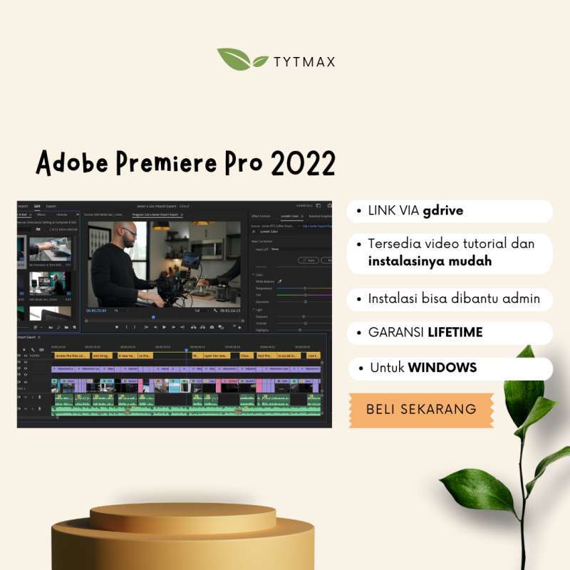 Promo Adobe Premiere Pro 2022 Lifetime Garansi Diskon 76% Di Seller ...
