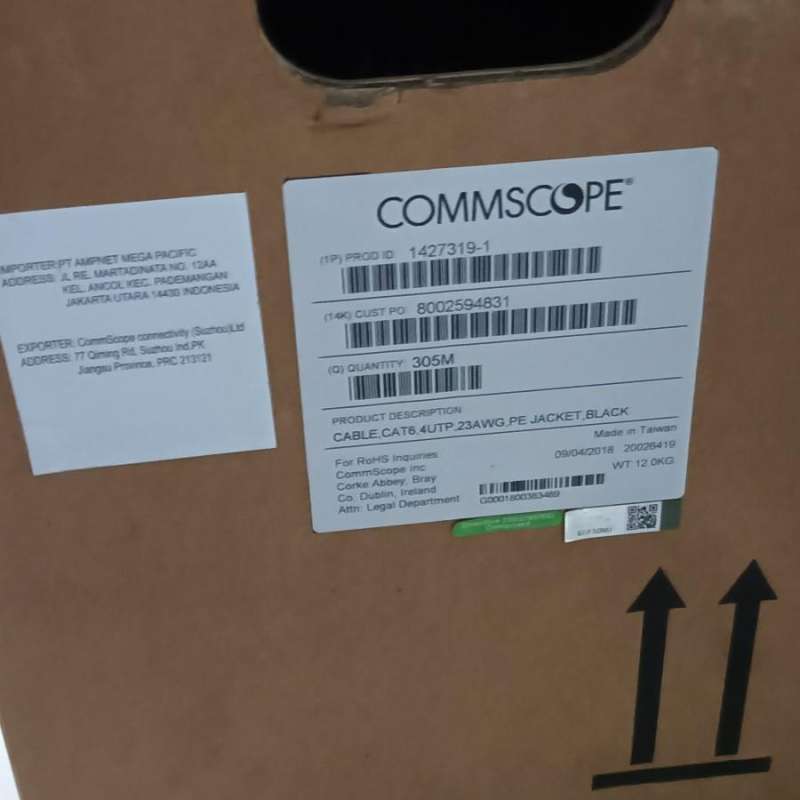 Jual Kabel Comscope Cat 6 Outdoor 1427319-1 Original Di Seller New Tech ...