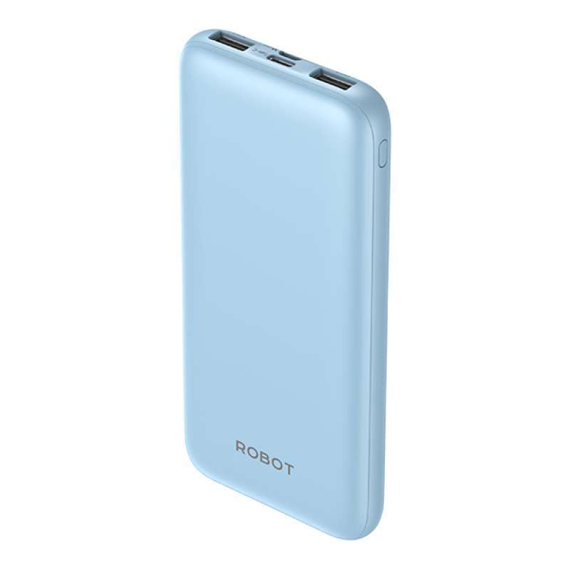 Jual Robot Powerbank Rt12 10000 Mah Dual Input Output Slim - Biru Di ...