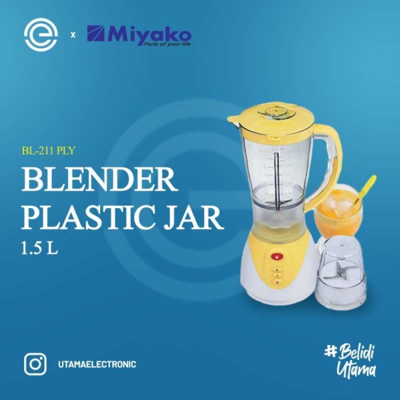 Promo Miyako Blender Plastik - Bl-211 Ply Diskon 23% Di Seller Zenkou ...