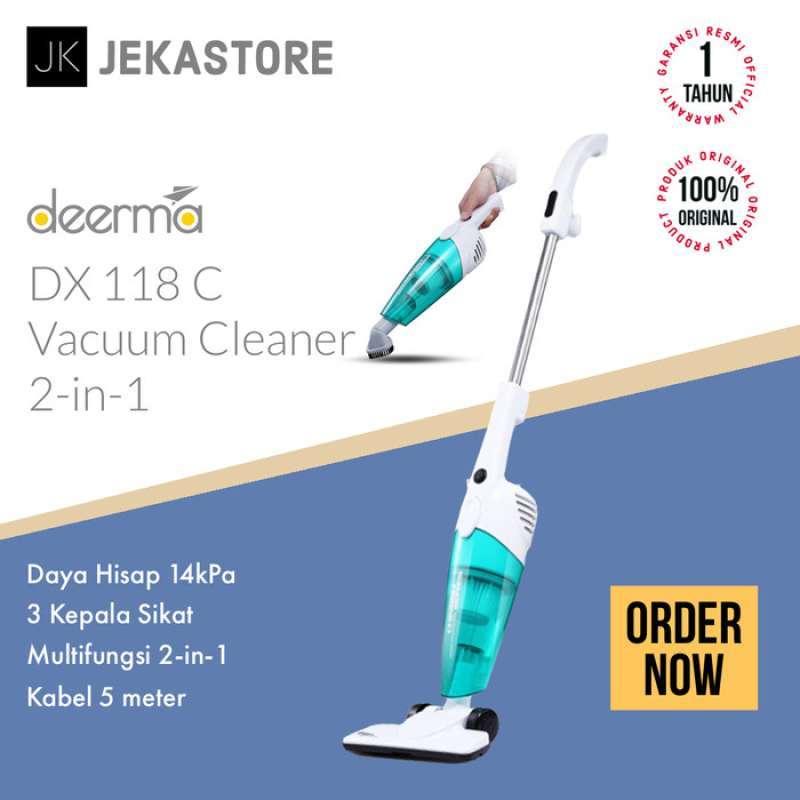 Promo Deerma Dx118c Wired Handheld Vacuum Cleaner Diskon 23% Di Seller ...