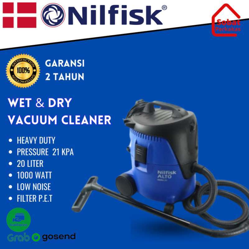 Promo Vacuum Cleaner Nilfisk Aero 21 Penghisap Debu Kering Dan Basah 20 ...