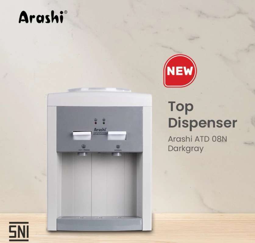Jual Arashi Top Dispenser / Hot & Normal / Galon Atas Atd 08n - Atd08n ...