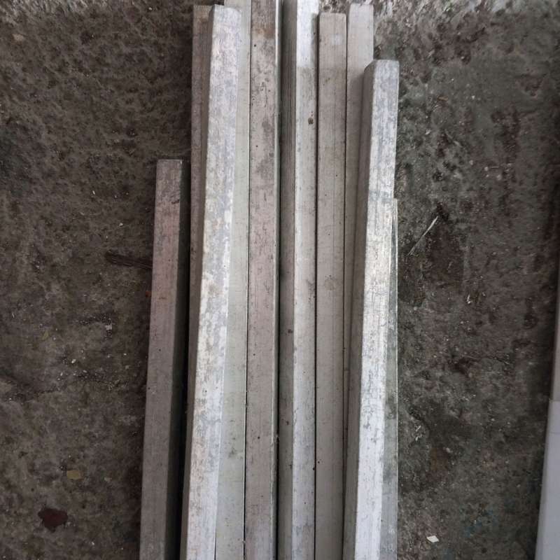 Promo 1 Meter Aluminium Nako Kotak Square Polos 8 X 8 Mm Diskon 17% Di ...