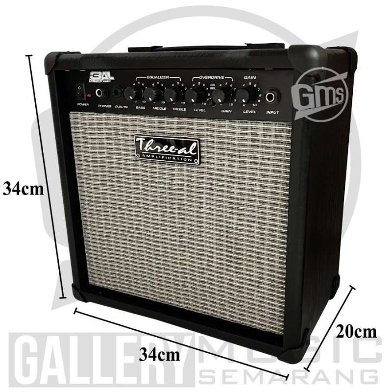 Jual Ampli Gitar Bass Keyboard Speaker 8 Inch Amplifier Gitar Ampli ...